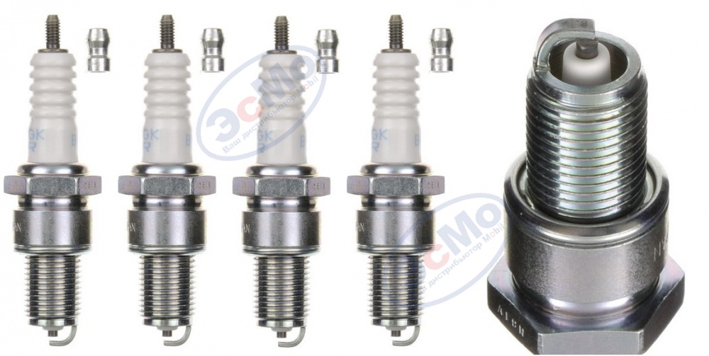 Свечи ВАЗ-2108i (NGK) №13 Honda,Hyundai,Mitsubishi (к-т 4шт) в магазине ...